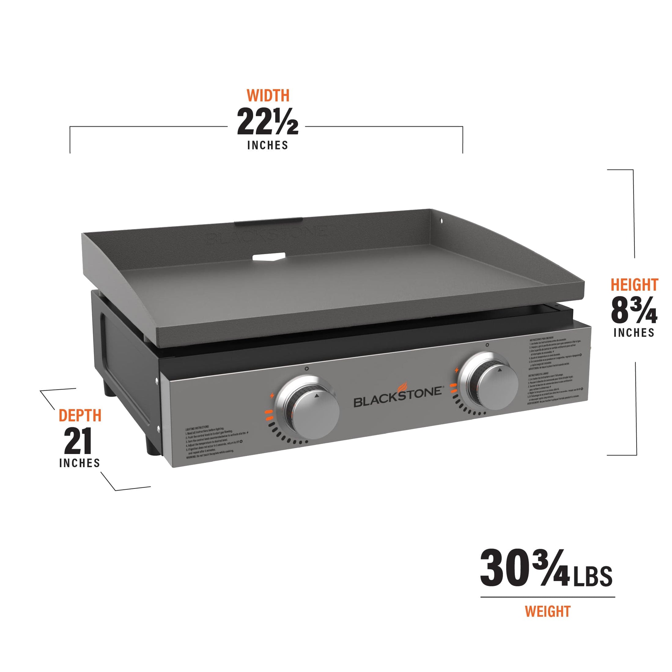 Blackstone 22" Table Top Griddle 1666 — BBQing.com