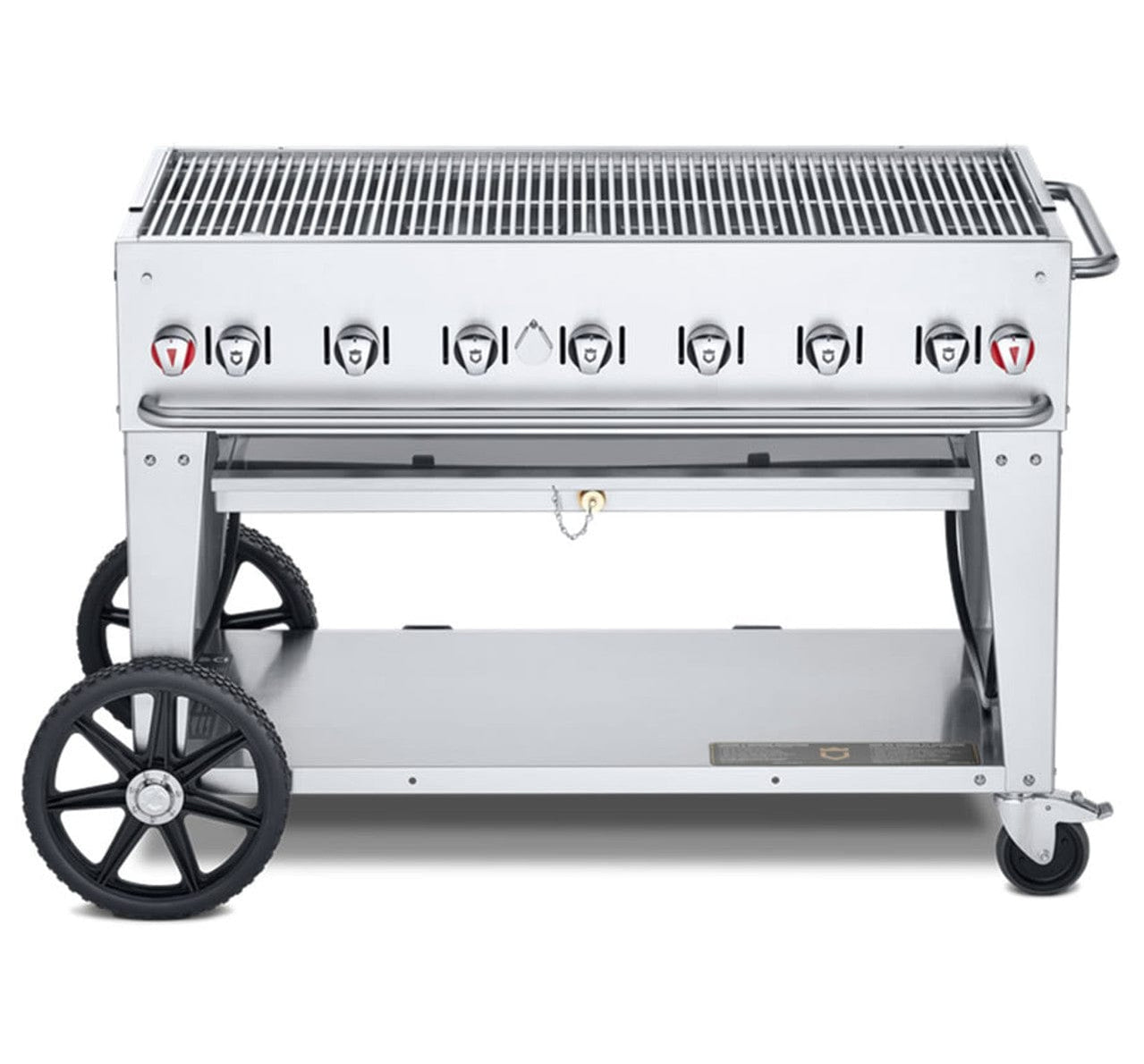 Crown Verity 48" Mobile Grill Single Inlet (Bulk Tanks Only) LP CV-MCB — BBQing.com
