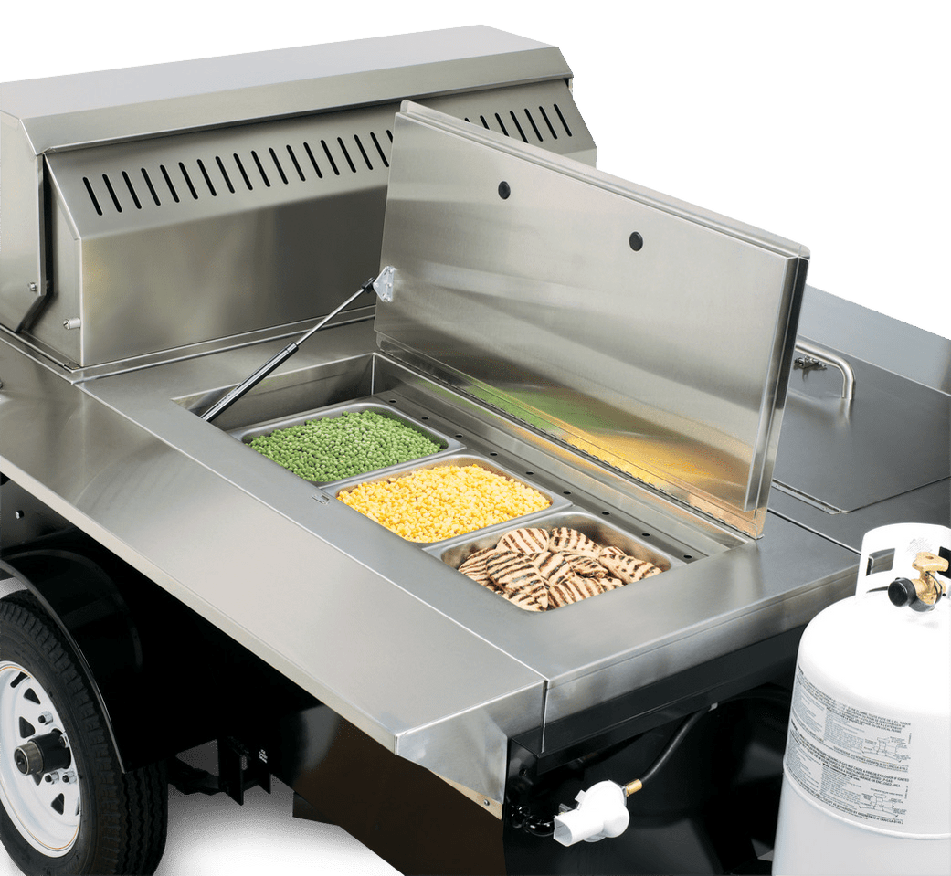Crown Verity Premium Towable Grill - Professional Series w/ 2 Lockable ...