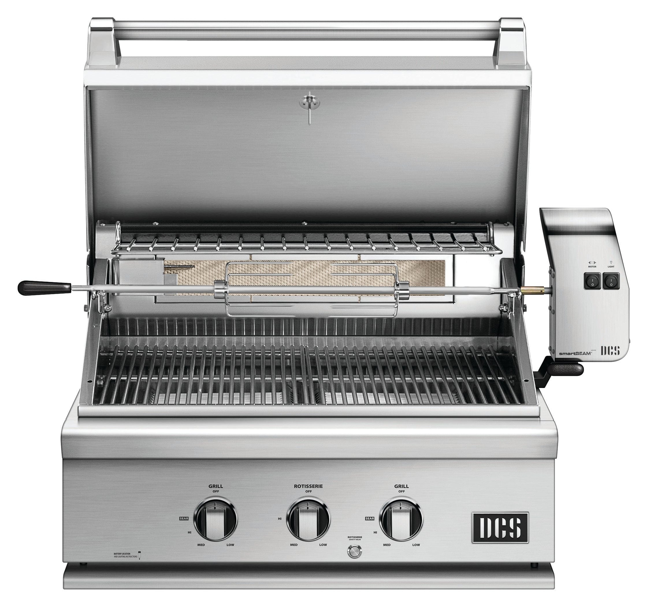 DCS Series 7 30" Built-in BBQ with Rotisserie Kit Option — BBQing.com