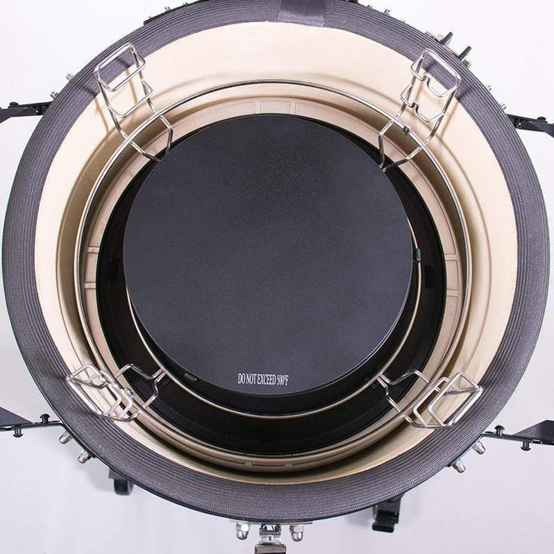 Kamado Joe Classic Joe III 18" Standalone Ceramic Charcoal Grill & Smo ...