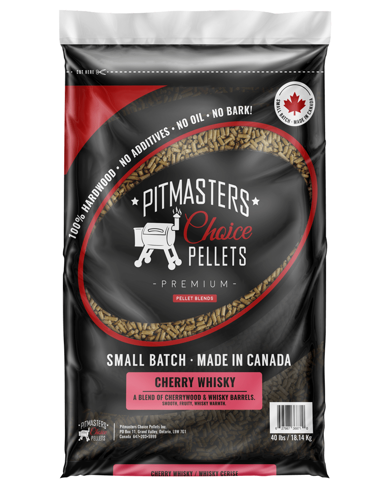 PItmasters Choice Pellets Cherry Whiskey (40lb) — BBQing.com