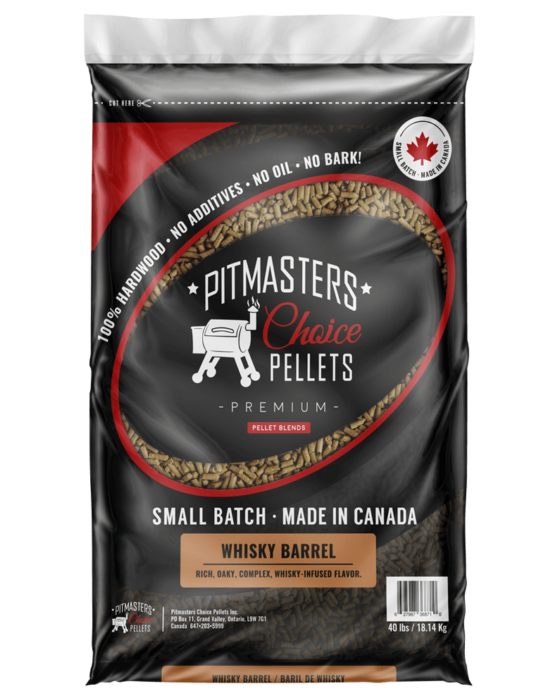 Pitmasters Choice Pellets Whiskey Barrel 40lbs PCP-WHISKB — BBQing.com