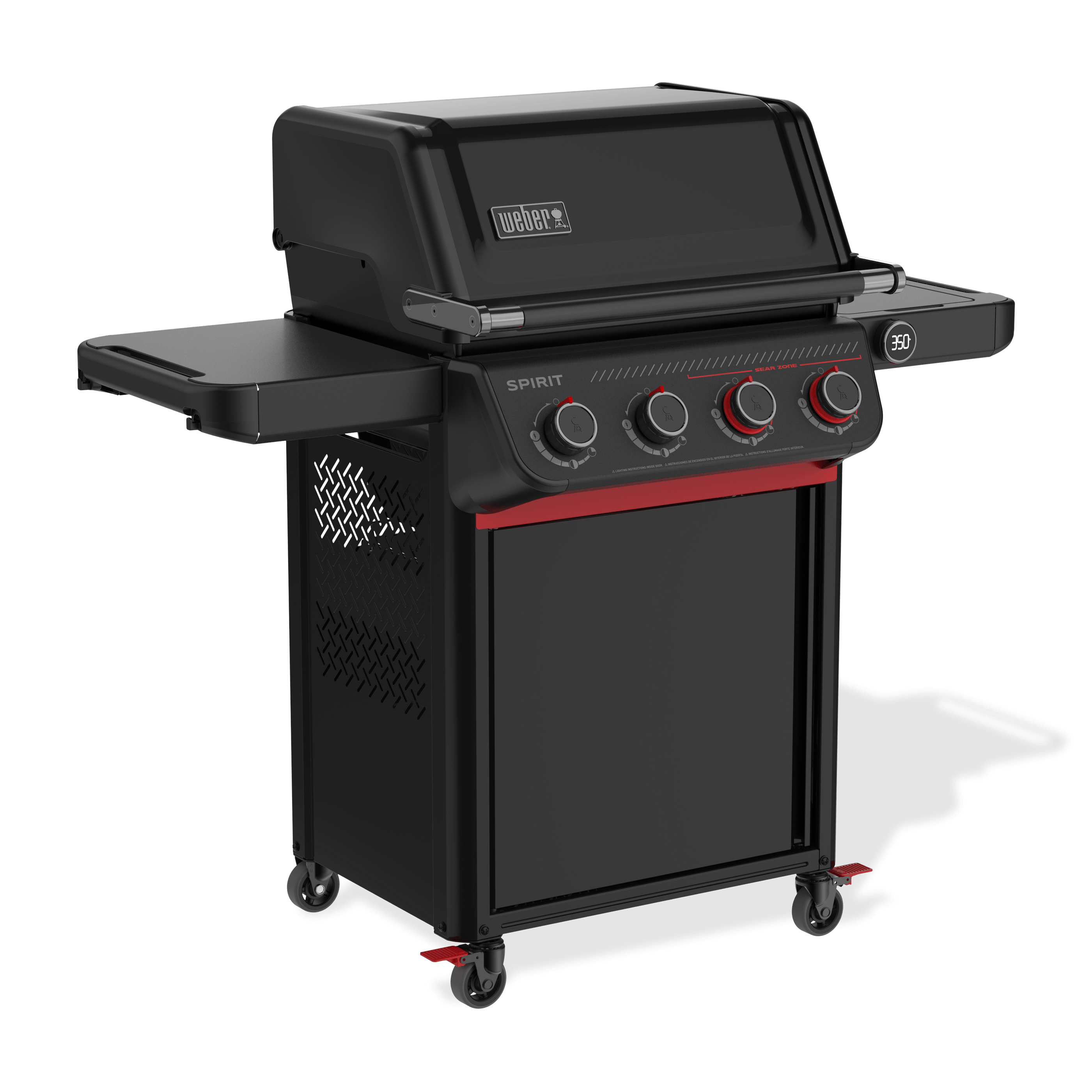 Weber Spirit EP-425 4-Burner Gas Grill Stealth Edition with Sear Zone — BBQing.com